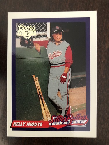 Kelly Inouye 1994 Coors Extra Gold Colorado Silver Bullets Baseball ...
