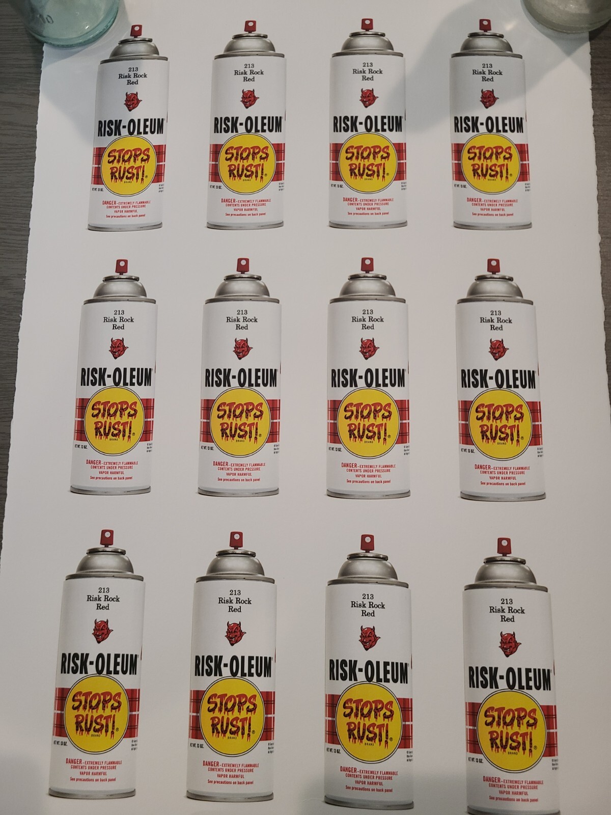 Kelly “Risk” Graval Art, Risk-Oleum Multi Can Limited Edition Print | eBay