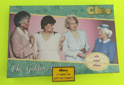 CLUE - The Golden Girls Board Game Custom illustrated game board NEW ...