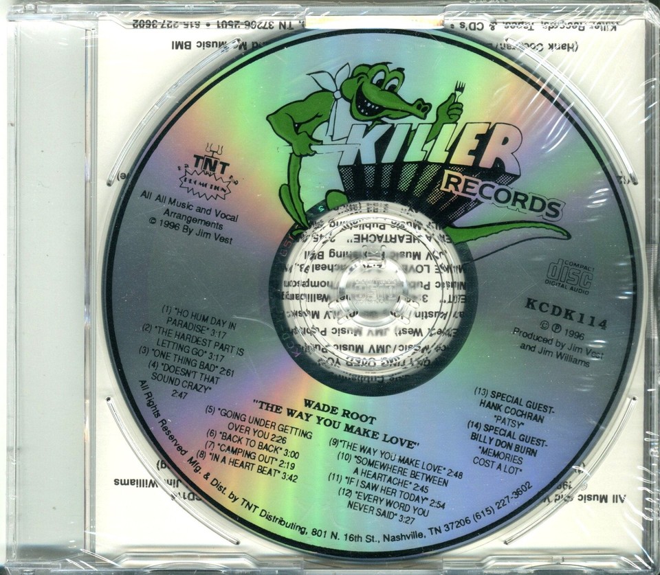Wade Root: The Way You Make Love (CD, 1996. Killer Records) ***NEW ...