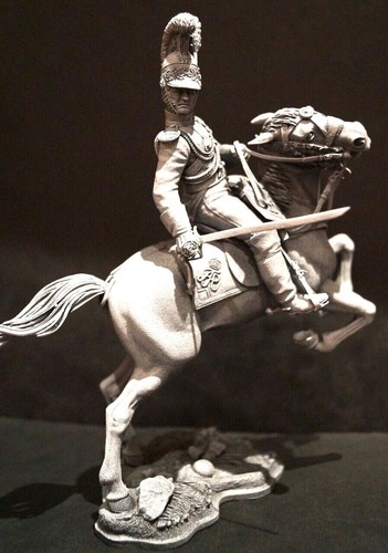 Bonapartes 90mm mounted Saxon Heavy Cavalry resin figure kit | eBay