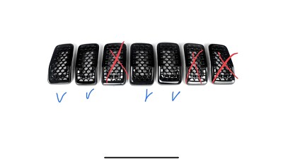 01 Piece 2019-2023 Cherokee Front Grill Inserts Honeycomb Mesh Cover ...