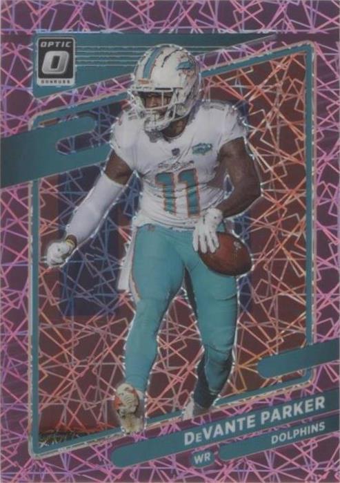 2021 Panini Donruss Optic - Devante Parker #57 Pink Velocity Prizm /79 ...
