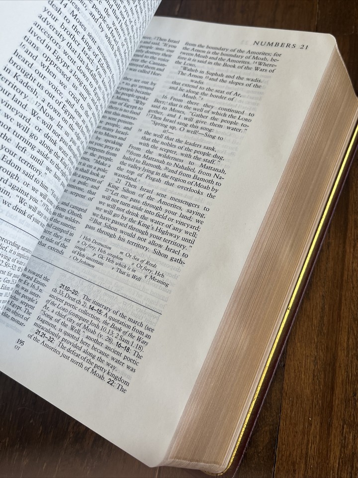 Oxford Annotated Bible with Apocrypha NRSV Genuine Leather 9914A ...