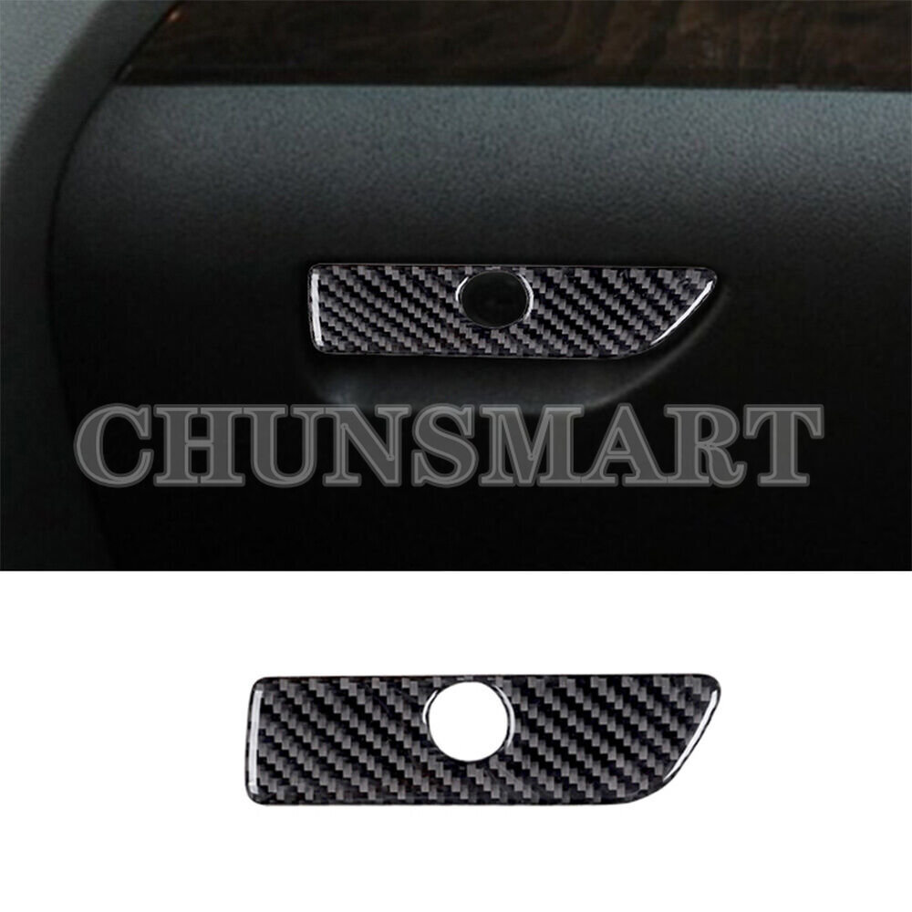 Carbon Fiber Interior Glove Box Button Cover Trim For Ford Explorer ...