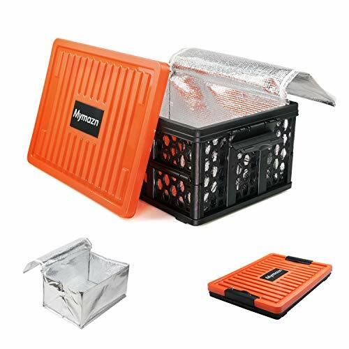 Trunk Crate Organizer With Cooler For Car Collapsible Plastic Trunk Lid ...
