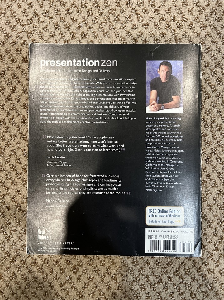 Presentation Zen: Simple Ideas on Presentation Design and Delivery 1st ...