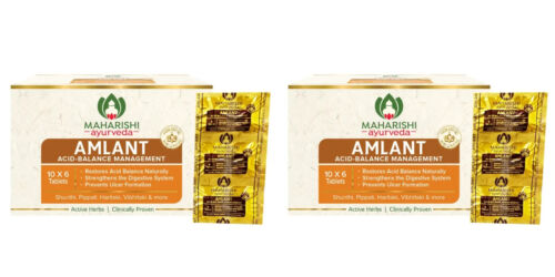 2 x Maharishi Ayurveda AMLANT Tablets (60 Tabs) Herbal Ayurvedic ...