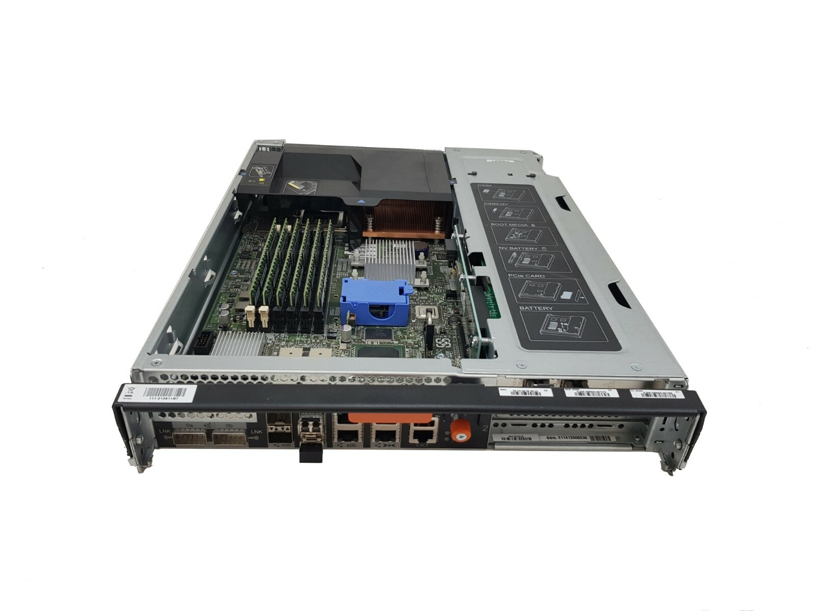 NetApp 111-01061 B7 Fas3220 Controller Module With 12gb RAM Without ...