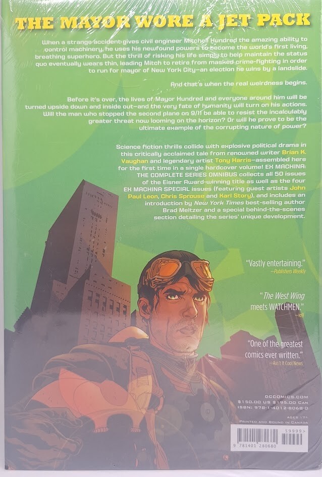 Ex Machina The Complete Series Omnibus New DC Comics Black Label HC ...