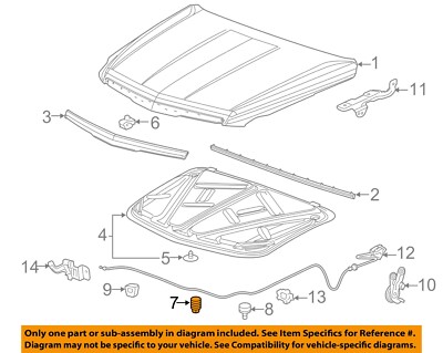 GM OEM 15-20 Escalade ESV Hood Hood Components-Bumper 23494834 | eBay