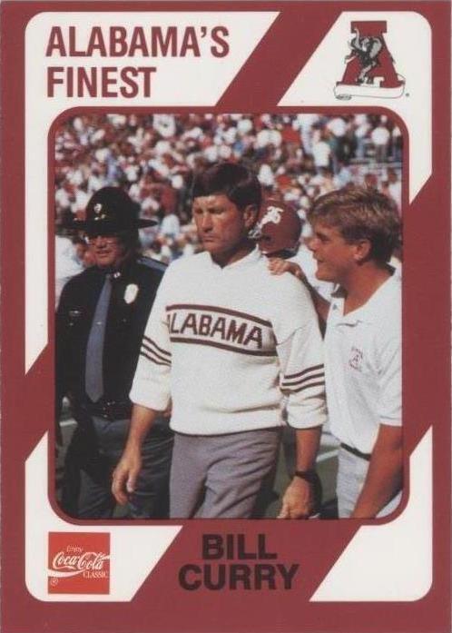 1989 Collegiate Collection Alabama Crimson Tide - Bill Curry #446 for ...
