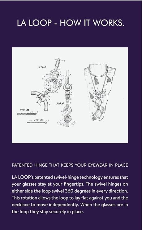 LA LOOP Premium Eyeglass Sportloop Durable, Stretchy, Versatile ...