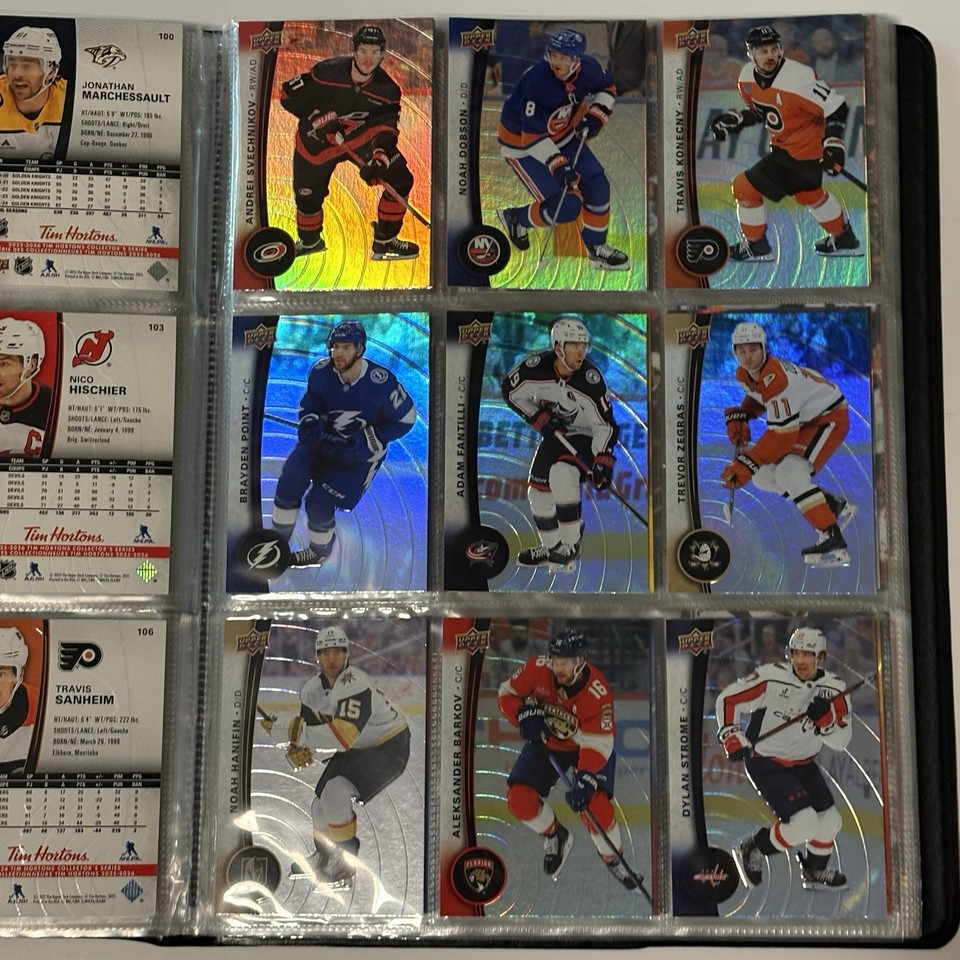 NEW 2025-26 Tim Hortons Hockey Cards Complete Base Set +MM - 138 Cards ...