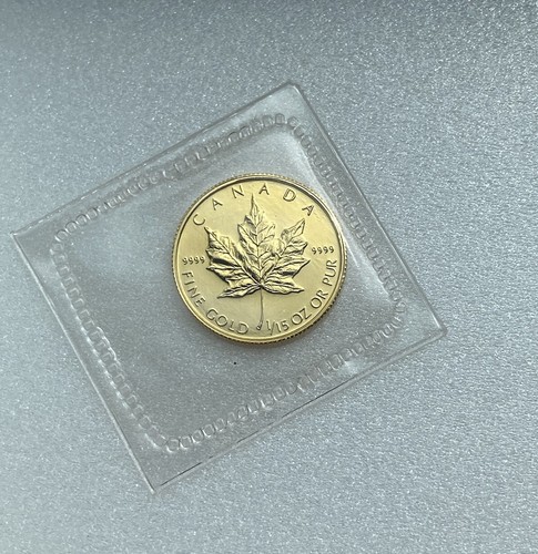 1/15 oz 1994 $2 Gold Maple Leaf Coin In Original Mint Seal 1 Year Only ...