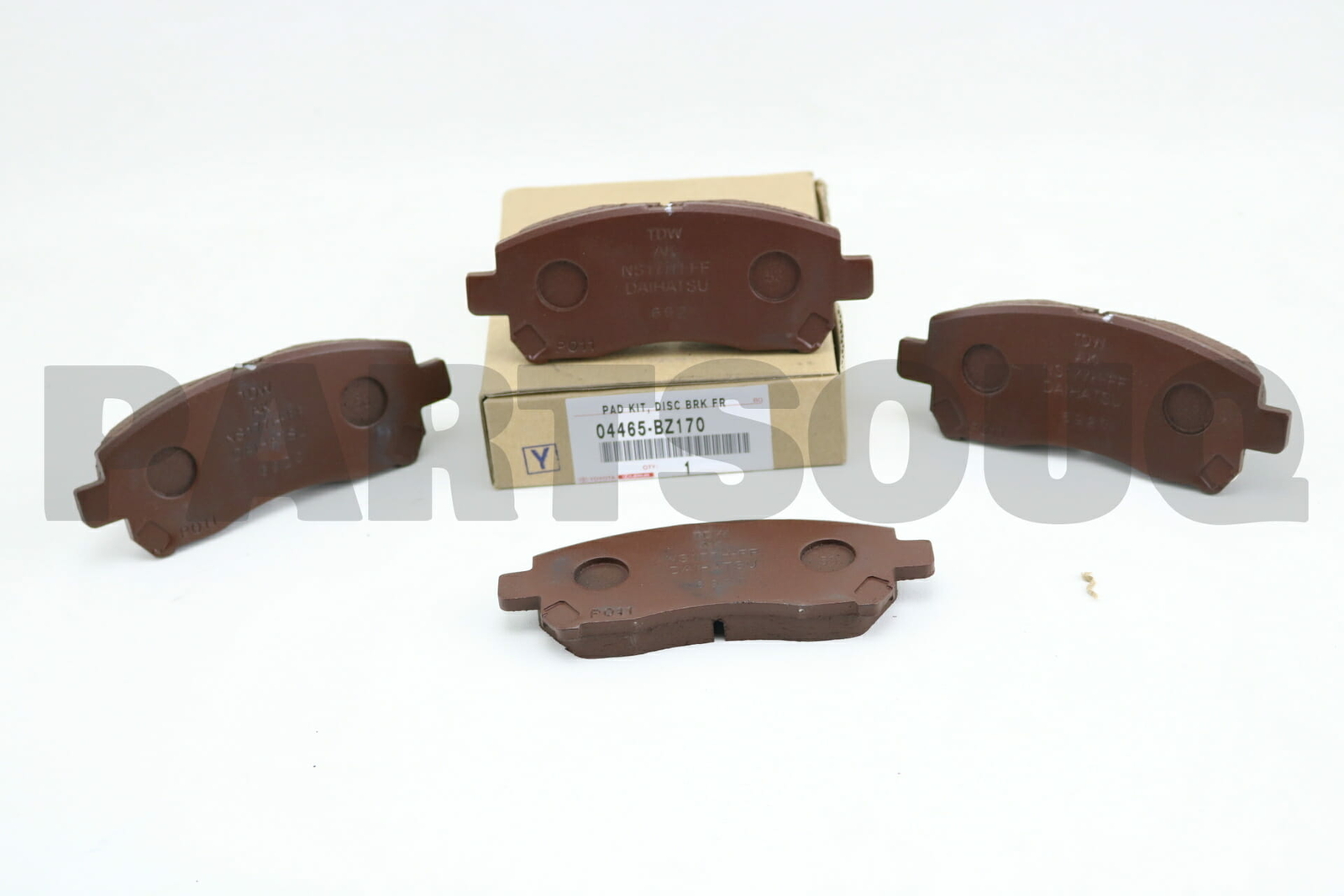 04465BZ170 Genuine Toyota PAD KIT, DISC BRAKE, FRONT 04465-BZ170 | eBay