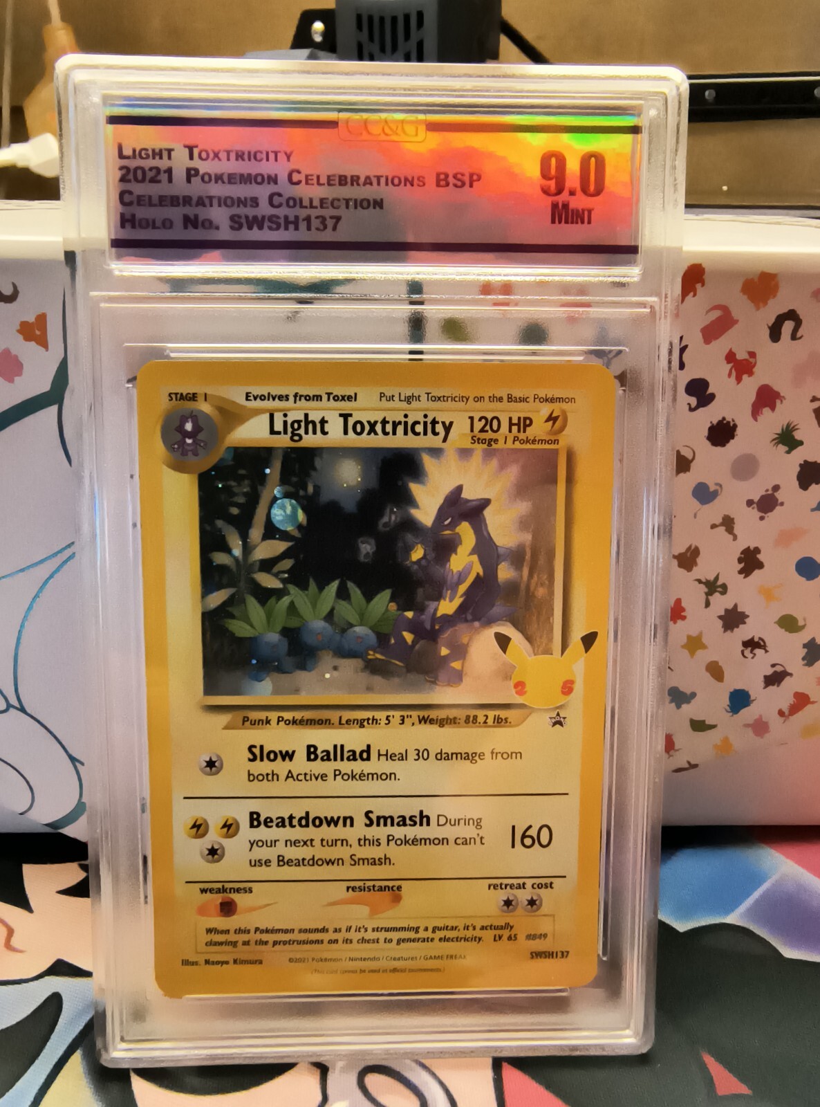 2021 Pokémon Celebrations - Light Toxtricity SWSH137 CC&G 9 Mint | eBay