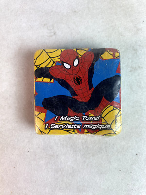 Marvel Ultimate Spiderman Bath 1 Magic Towel Expands in Water 100% ...