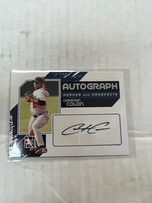 Christian Colon 2011 In The Game Heroes Silver Version Auto #A-CC NrMt ...