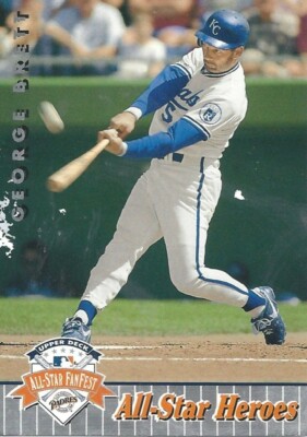 1992 Upper Deck All Star Fanfest George Brett 16 Royals exmt | eBay