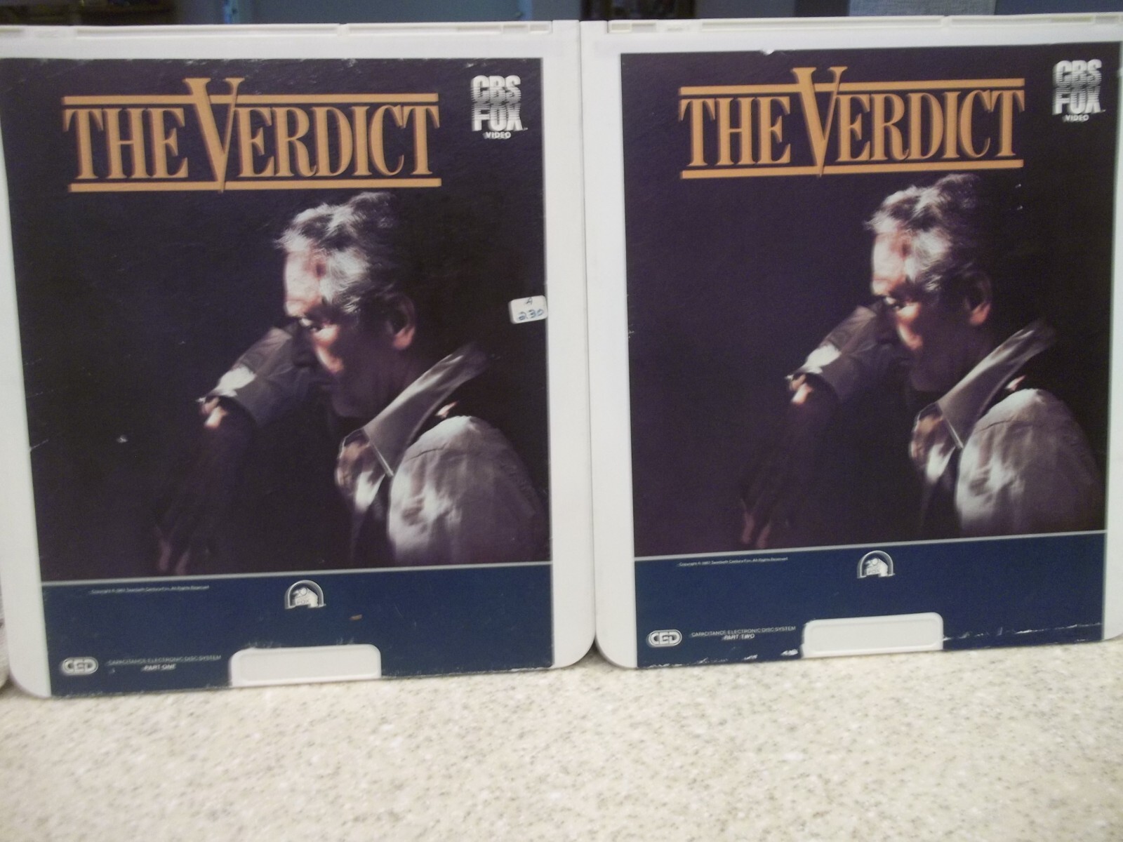 CED Capacitance Electronic Disc System The Verdict CBS FOX R 1982 Paul ...