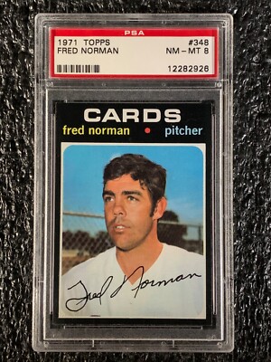 1971 Topps Baseball #348 Fred Norman PSA 8 | eBay
