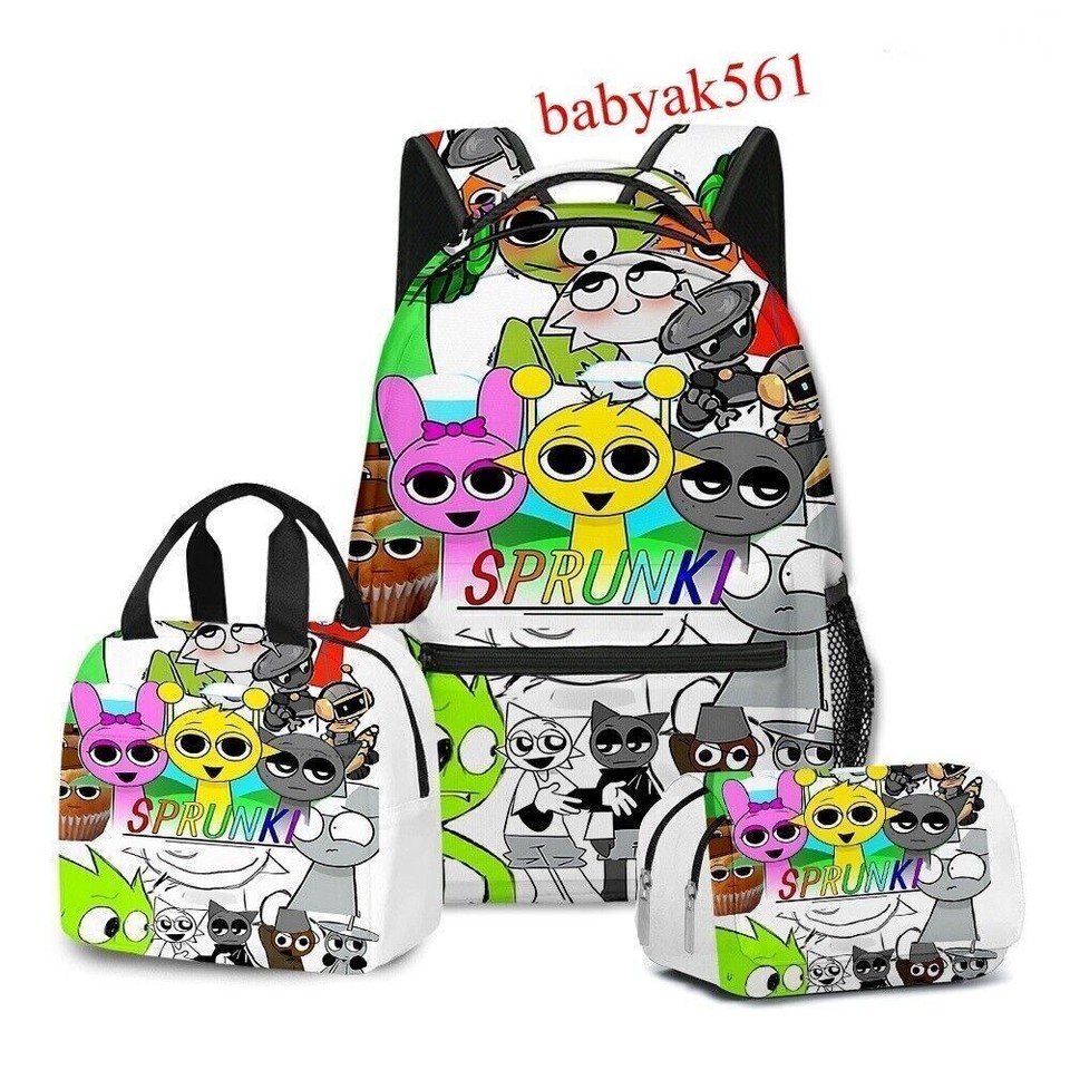 Sprunki Rucksack Kinder Schultasche Lunch Bag Stifttasche | eBay.de