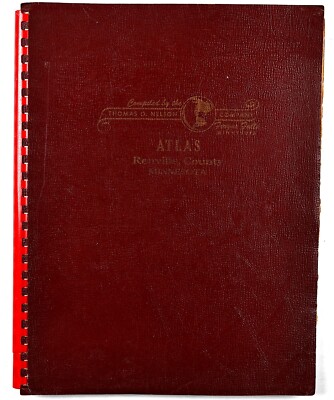 Renville County, Minnesota 1955 Atlas History Book Olivia Danube Morton ...