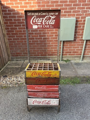 Coca Cola Bottle Display Trolley | eBay UK