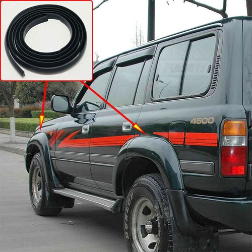 For Land Cruiser 1991-97 black Wheel Wells Fender Flare Edge Rubber ...