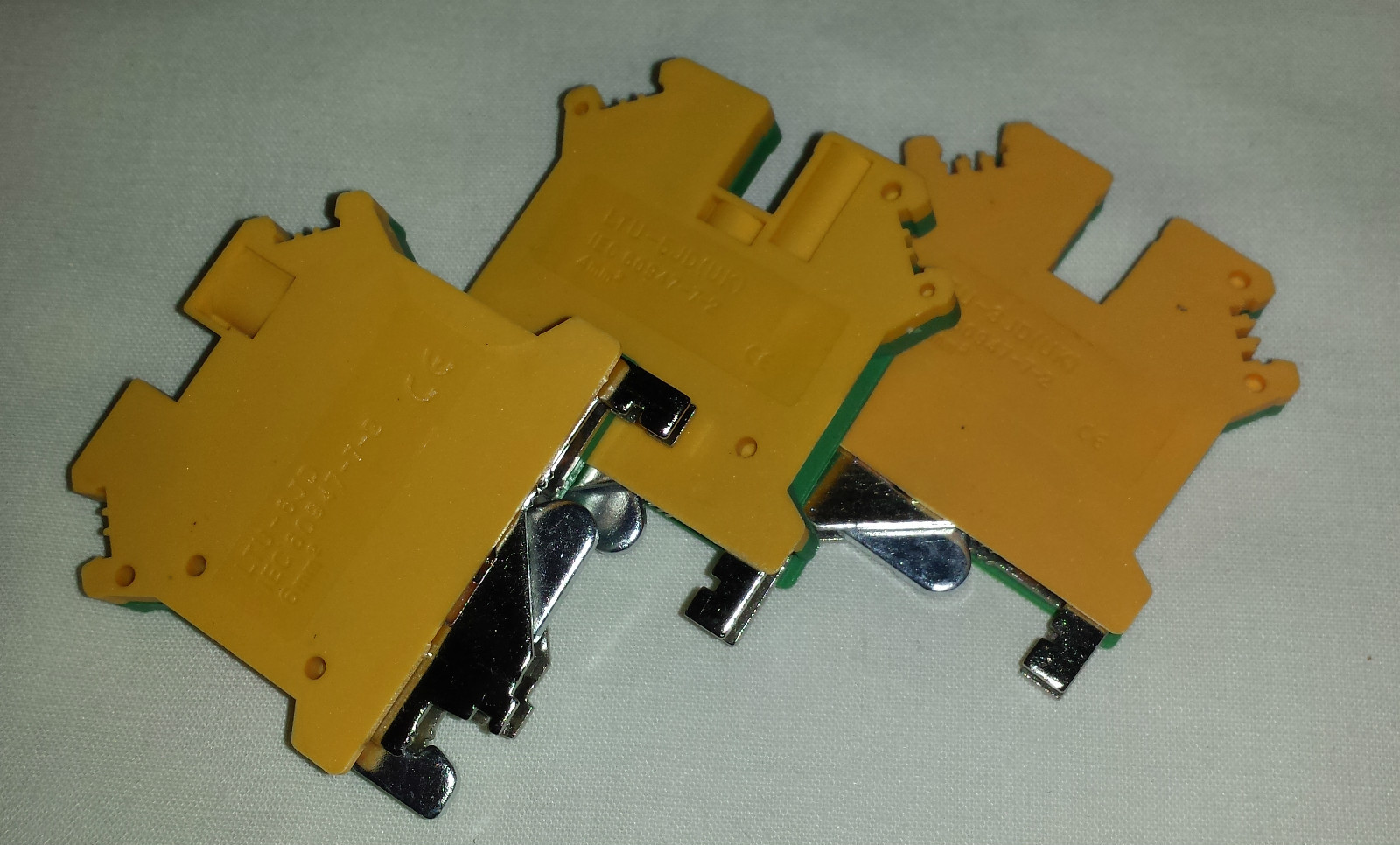 din rail earth terminal connector 2.5mm, 4mm or 6mm control panel ...