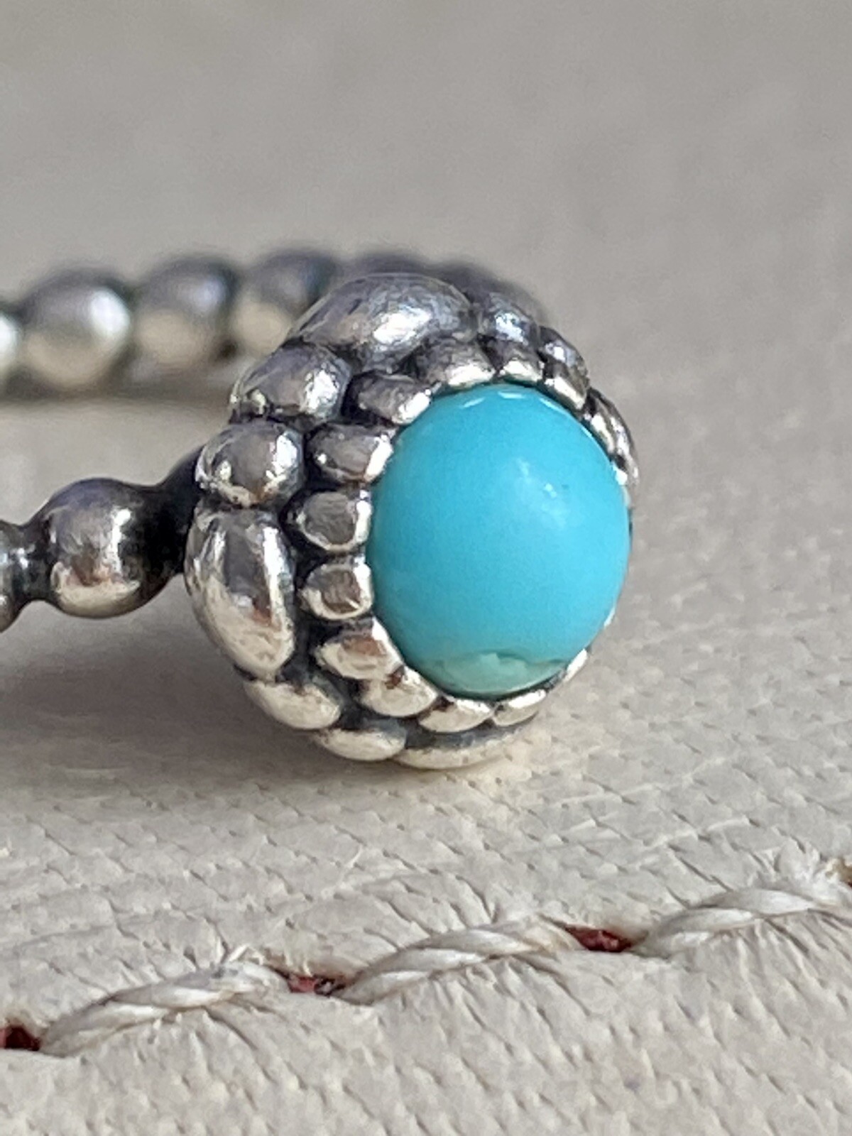 Genuine Pandora December Birthstone Turquoise bubble … - Gem