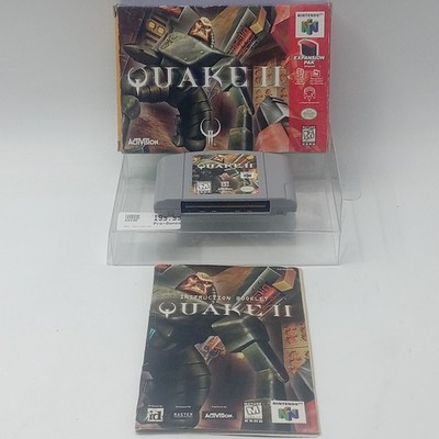 Quake II Nintendo 64 N64 Complete CIB With Box Protector Tested | eBay