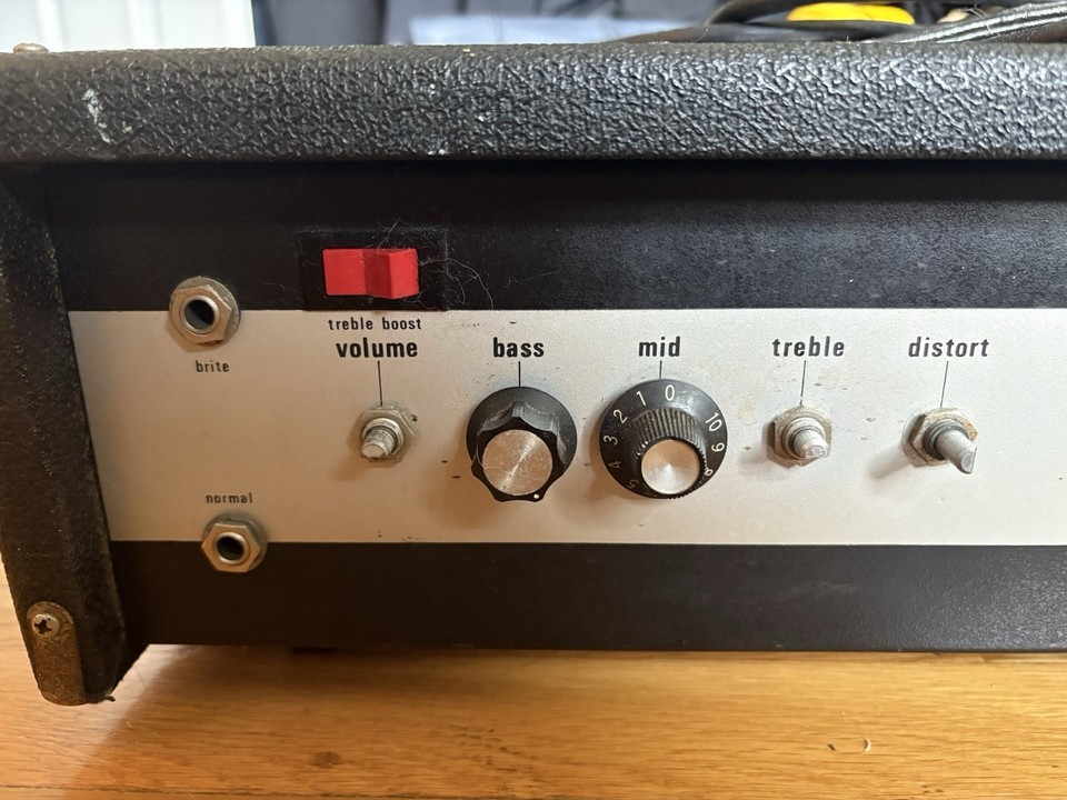 Sunn Concert Bass Amp Head 1970s Rare Solid State Vintage Guitar | eBay