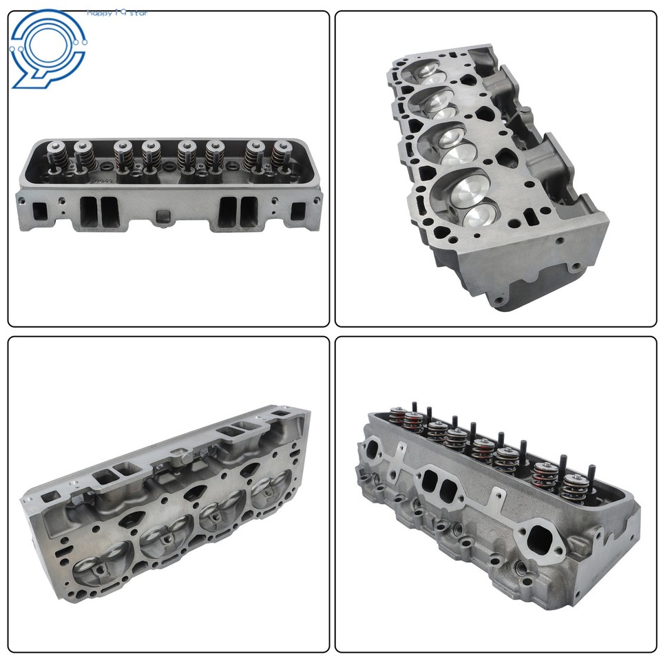 Pair Complete Cylinder Head For GMC Chevrolet Cadillac 96-02 5.7L OHV ...