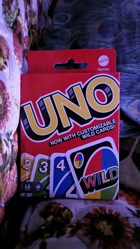 Mattel UNO Card Game with Customizable Wild Cards | eBay
