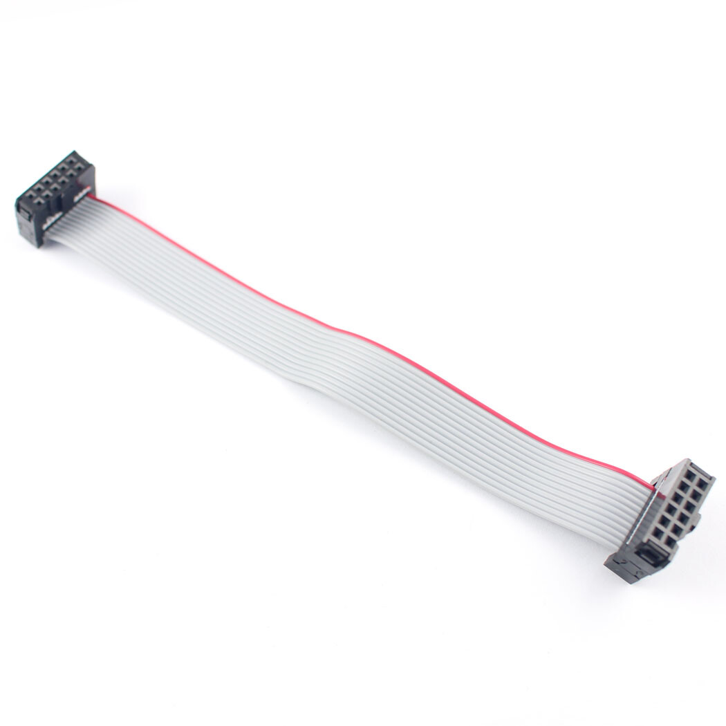 2Pcs 2.54mm Pitch 2x6 Pin 12 Pin 12 Wire IDC Flat Ribbon Cable Length ...