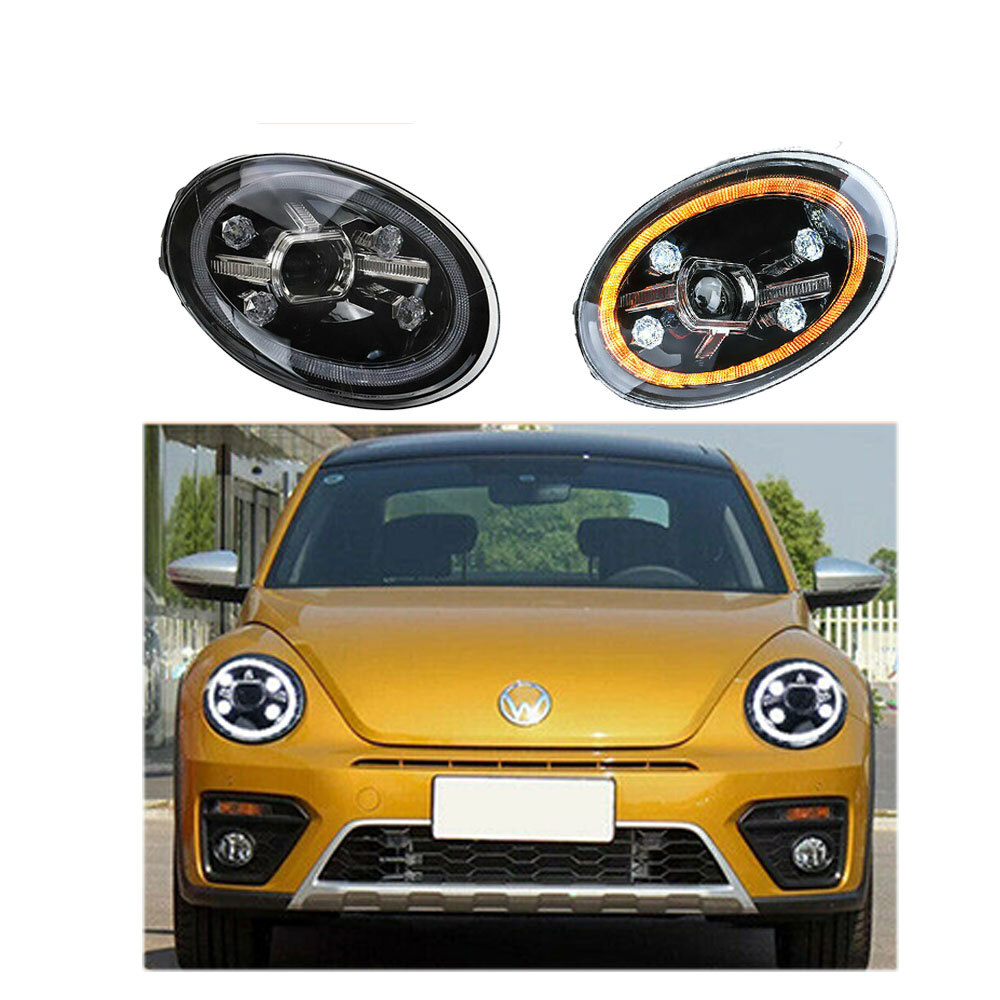 For 2013-2019 VW Beetle Headlight HID Xenon Beam Assembly Projector LED ...