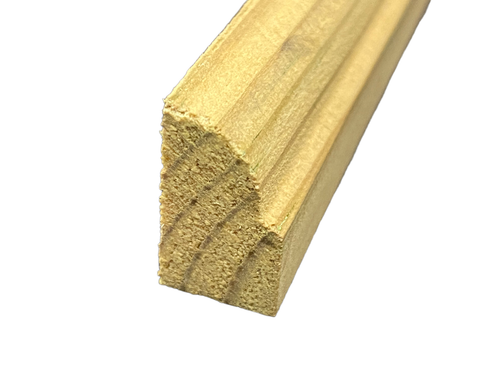18x10mm Wooden Treated Softwood Pine Beading Timber Window Replacement ...