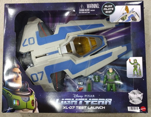 Disney Pixar Lightyear XL-07 Test Launch Buzz Pilots Rocket Ship Toy 15 ...
