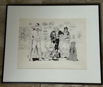 Cerebus Starchild Comic Print SIGNED Dave Sim James Owen w/ Art Sketch ...