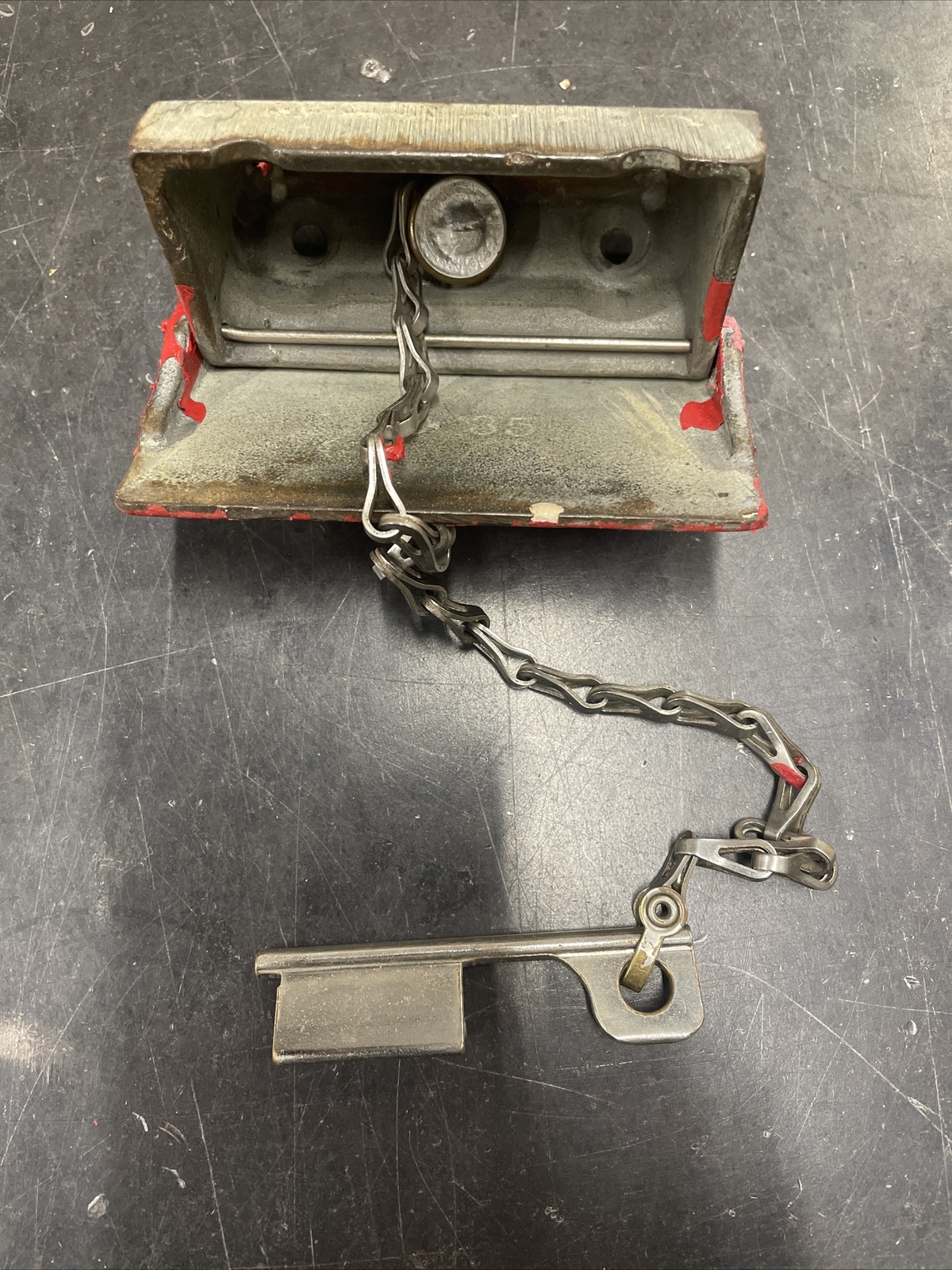 Lot of 5 Detex Guardsman Watchclock Station Box w/ 6 Keys 2, 4, 6, 8, 9 ...