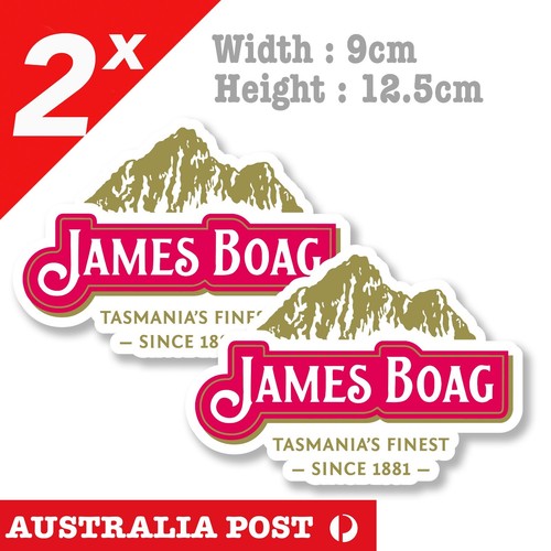 JAMES BOAG Beer Label Fridge Bar Laptop , Car Decal Sticker | eBay ...