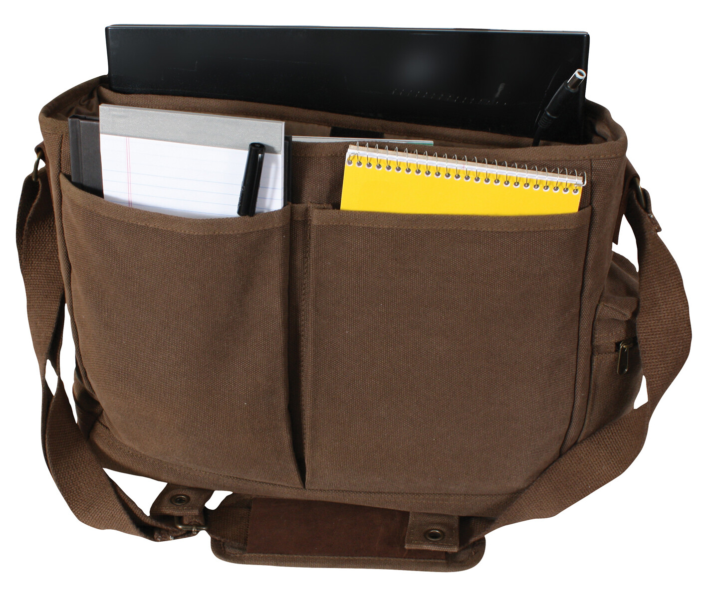 Vintage Pathfinder Laptop Bags - Canvas & Leather Laptops Shoulder ...