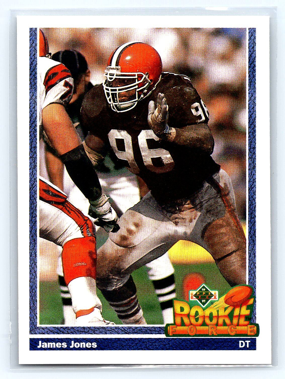 1991 Upper Deck #602 James Jones Football Rookie Cleveland Browns | eBay