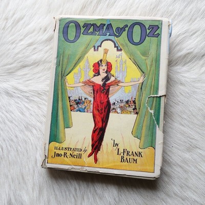 Vintage L FRANK BAUM Ozma of Oz Illustrated Jno R Neill Hardcover 1907 ...