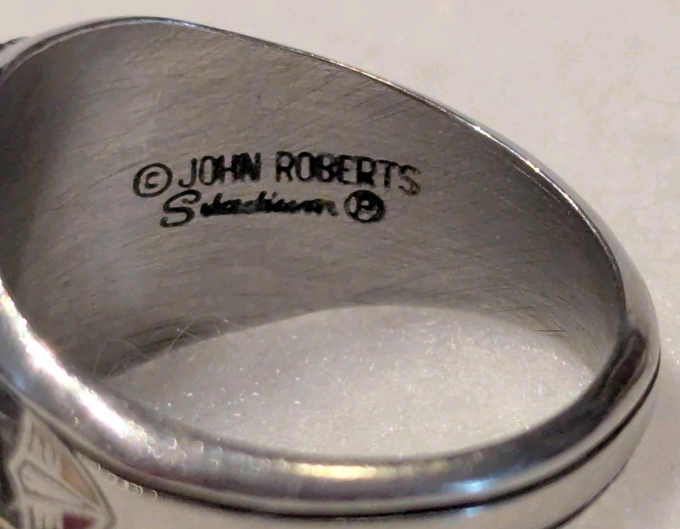 Vintage '72 Fremont High Indians John Roberts Ruby & Siladium Class ...