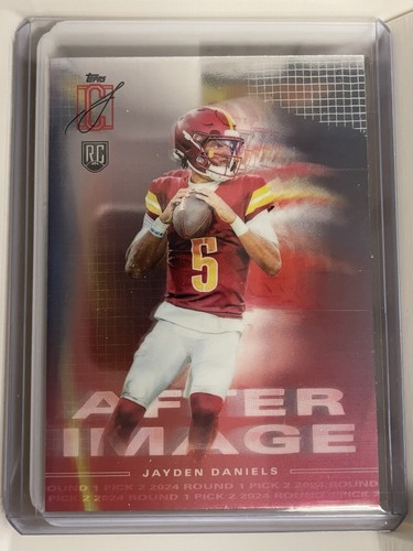 Jayden Daniels - 2024 TOPPS SIGNATURE CLASS AFTER IMAGE INSERT Rookie ...
