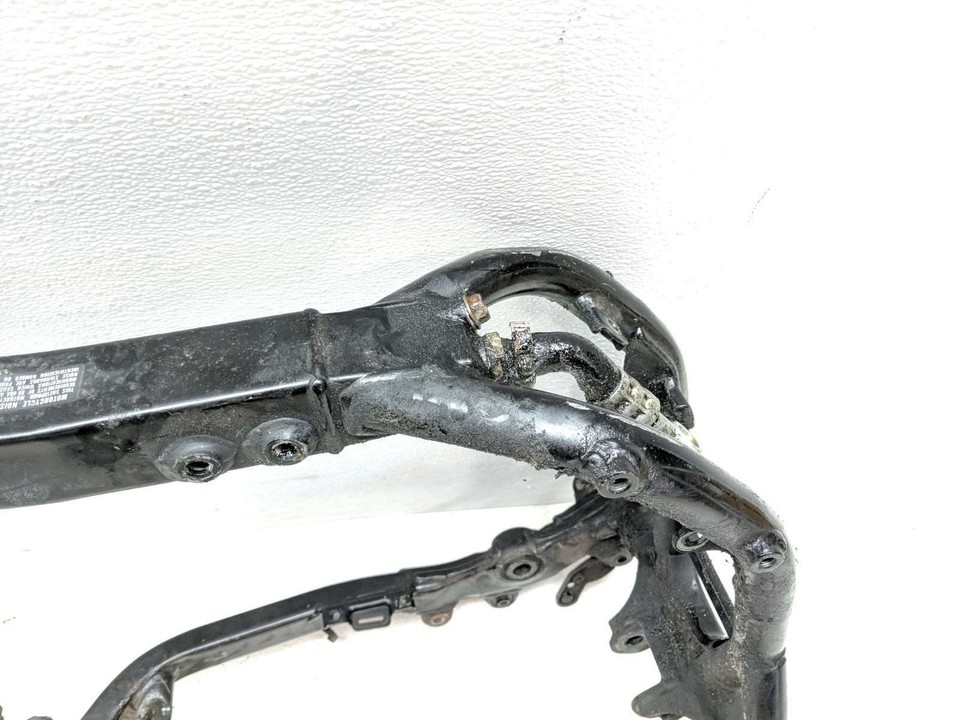 09 Suzuki DRZ400SM DRZ 400 Main Frame Chassis DAMAGED SLVG TRSH AP ...