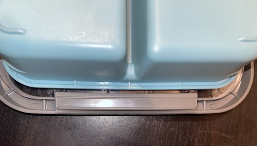 Russbe Reusable Perfect Seal Bento Box 3 Compartment Lunch System Blue ...